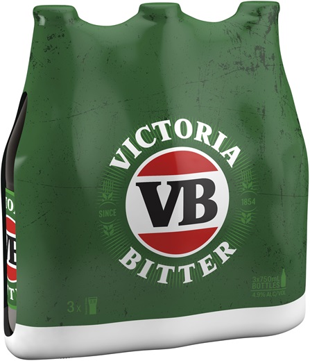 Victoria Bitter Rack Pack Bottle 750mL | First Choice Liquor Market