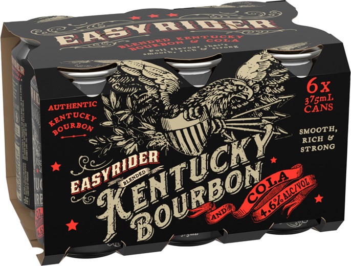 Easy Rider Bourbon & Cola Cans 375mL | First Choice Liquor Market